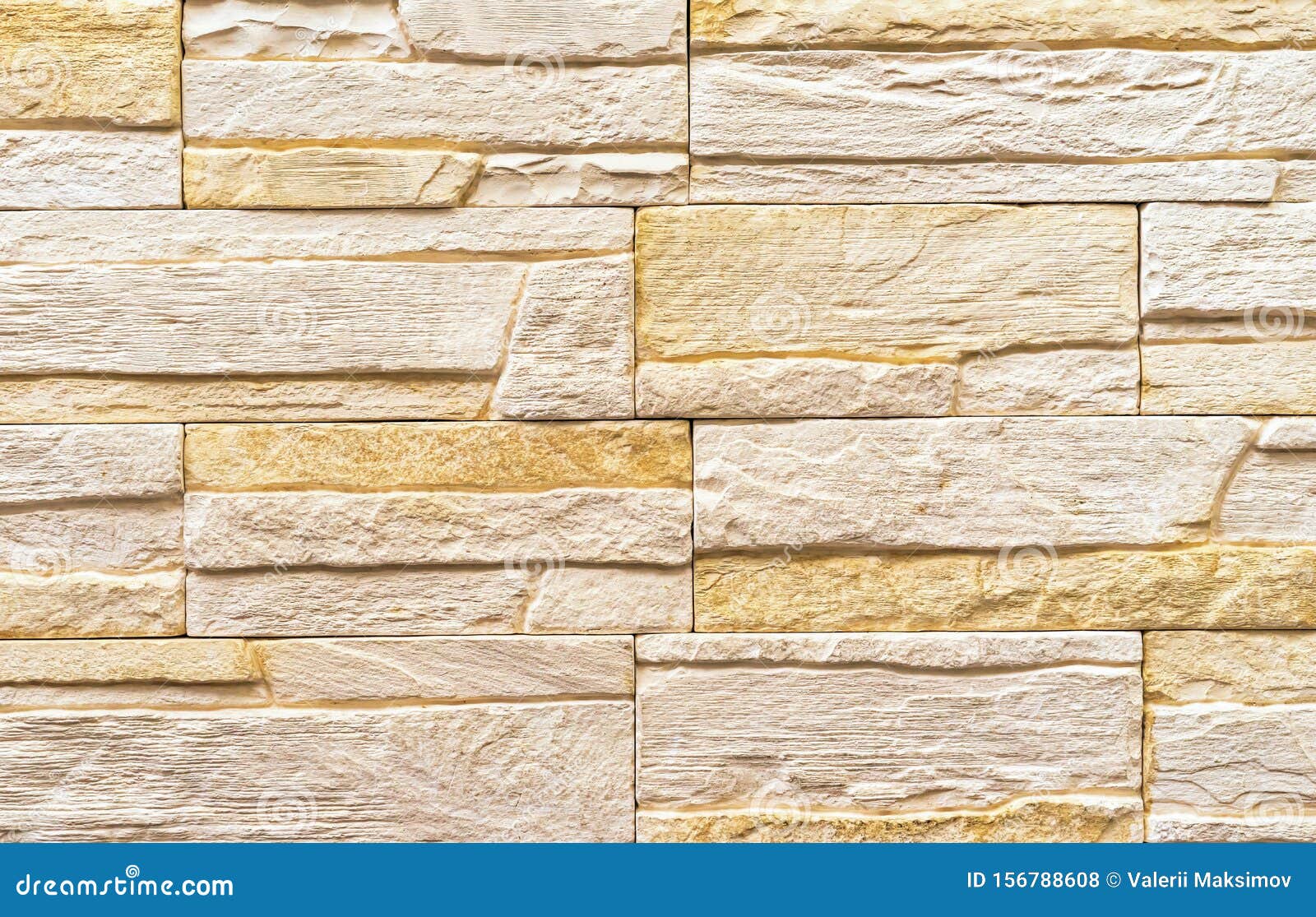 Texture Of The Stone Wall. Panel Of Stones For Finishing The Facade Of ...