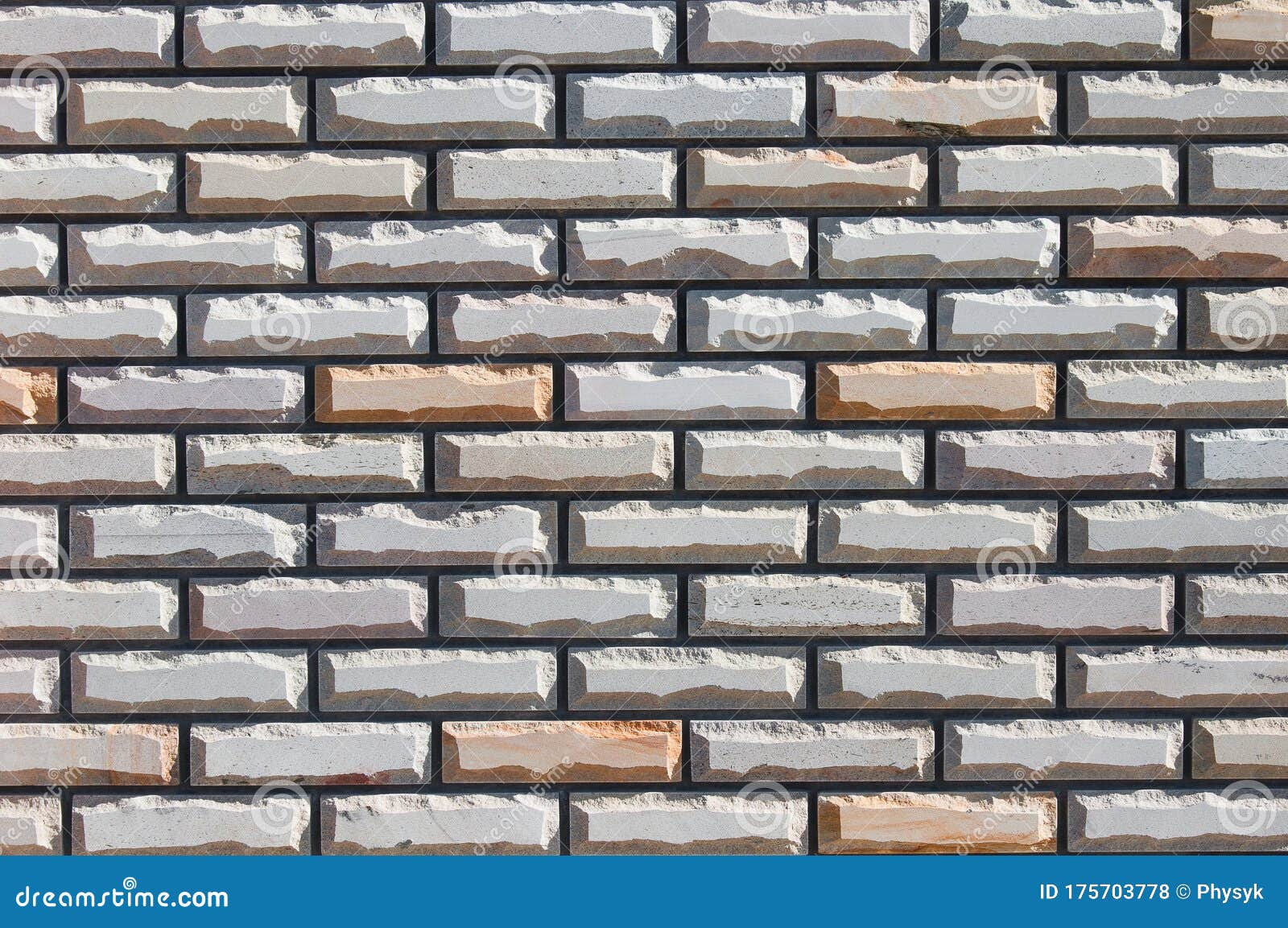 The Texture of a Stone Wall of Rectangular Stones Stock Photo - Image ...