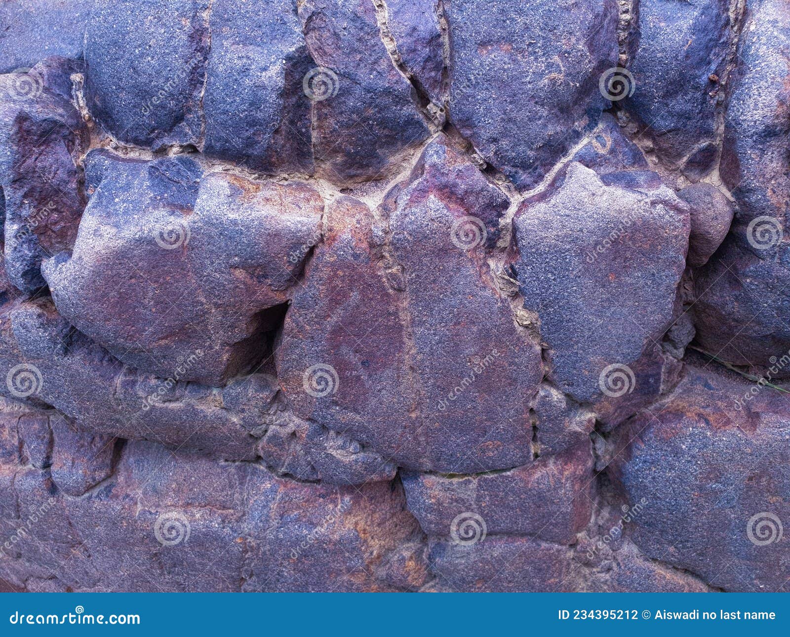 Texture of the Stone Wall in the River Stock Photo - Image of flooring ...