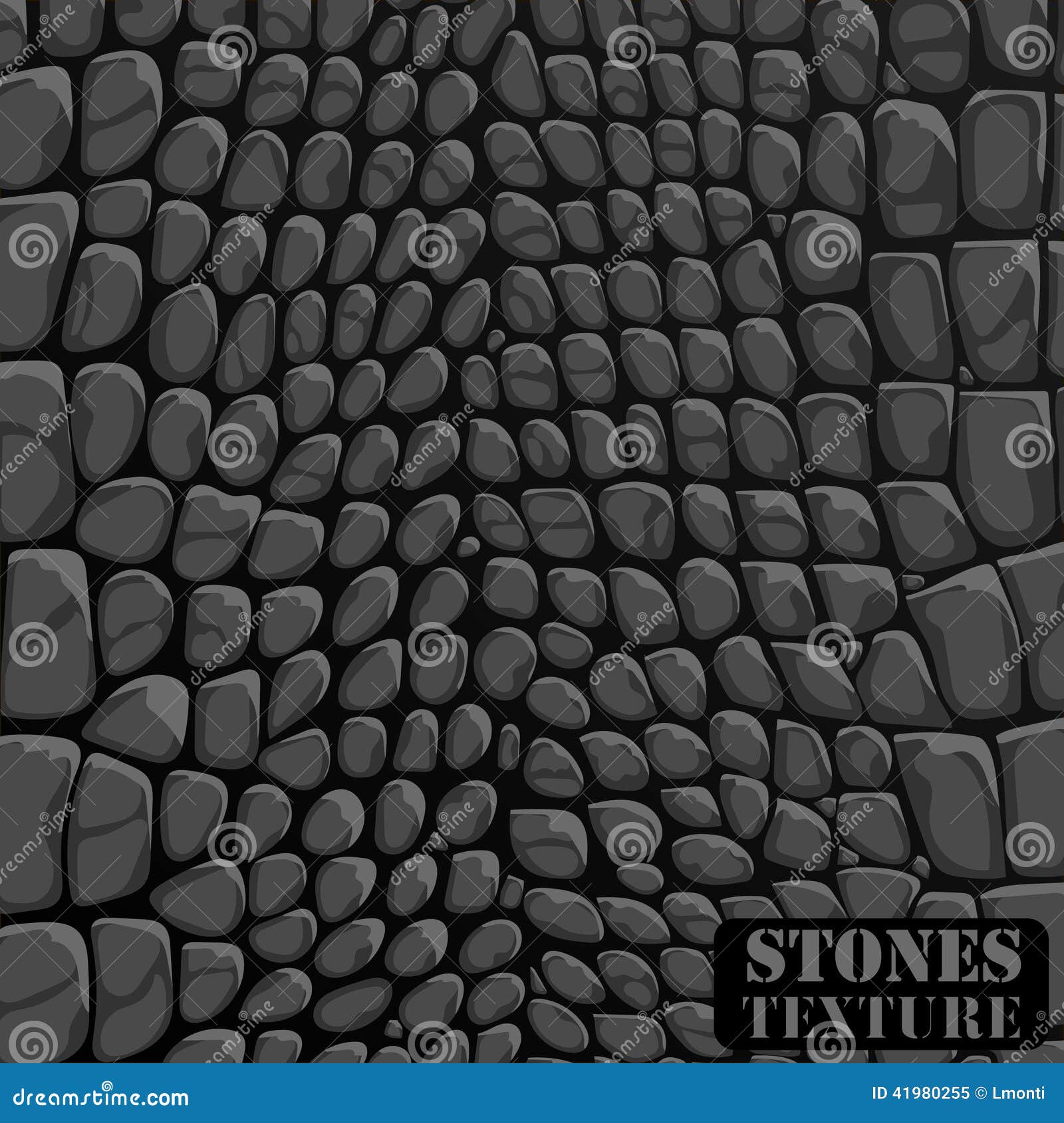 Texture of the stones stock vector. Illustration of block - 41980255