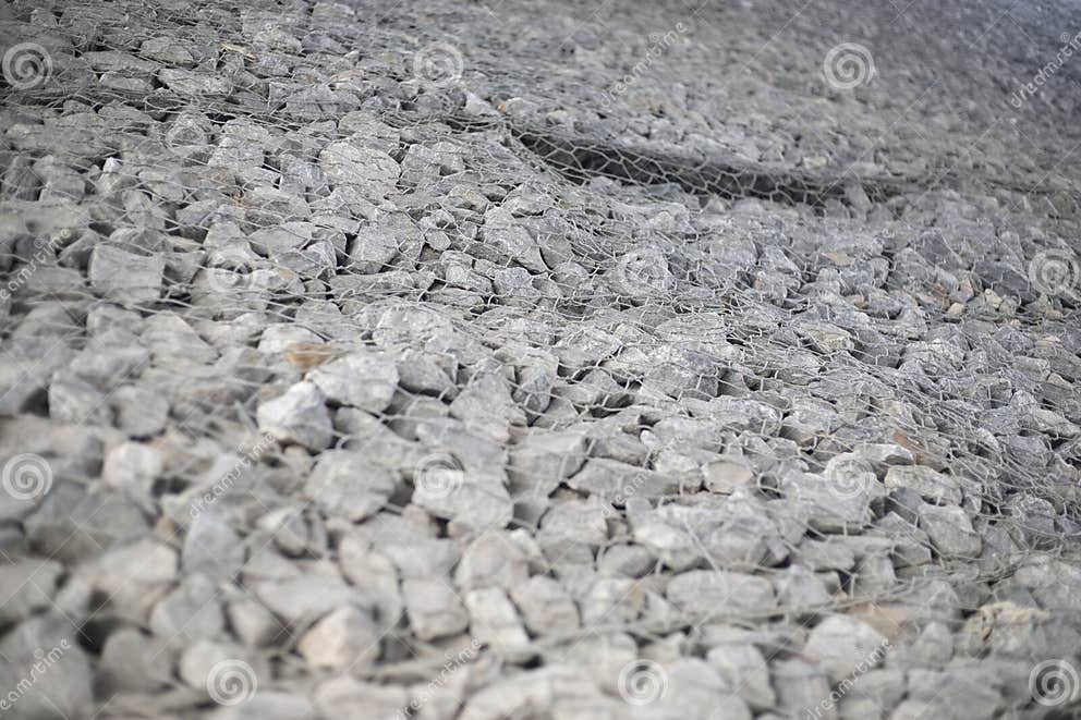 Texture of Stones. Stones Under the Net Stock Photo - Image of ...