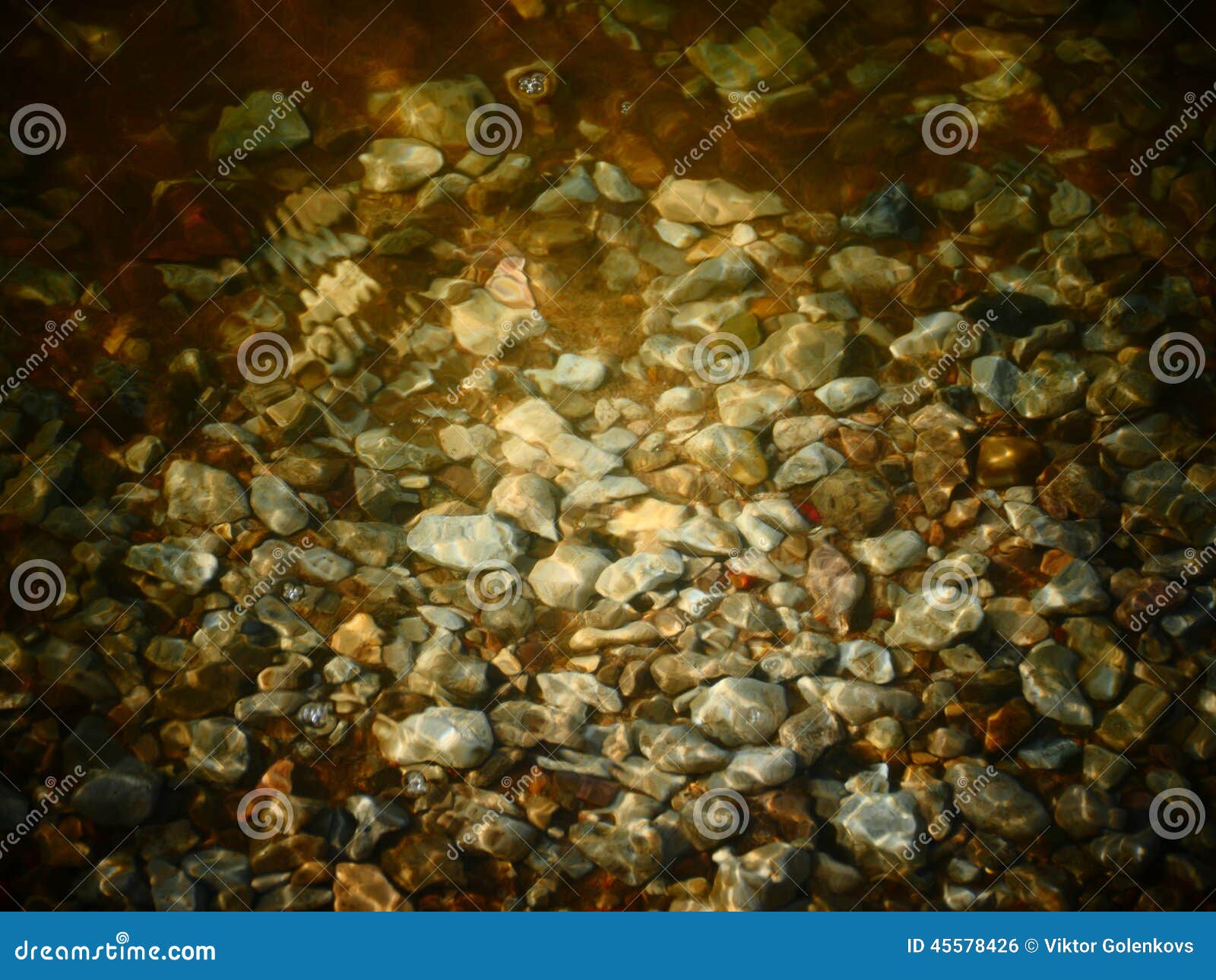 Texture of Stones Under Water Stock Photo - Image of detail, dump: 45578426