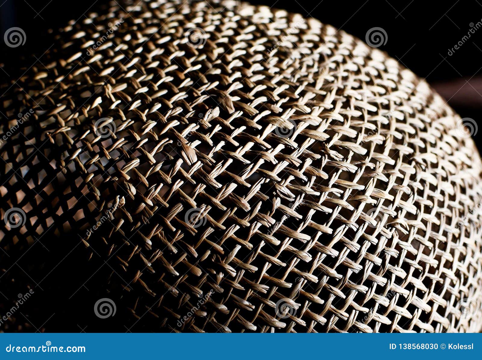 Straw Hat Texture, Pattern Background Stock Photo - Image of natural ...