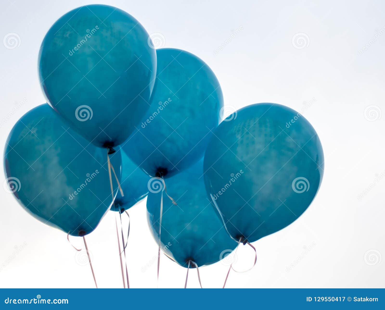 Texture on Surface of Blue Balloon Stock Image - Image of material ...