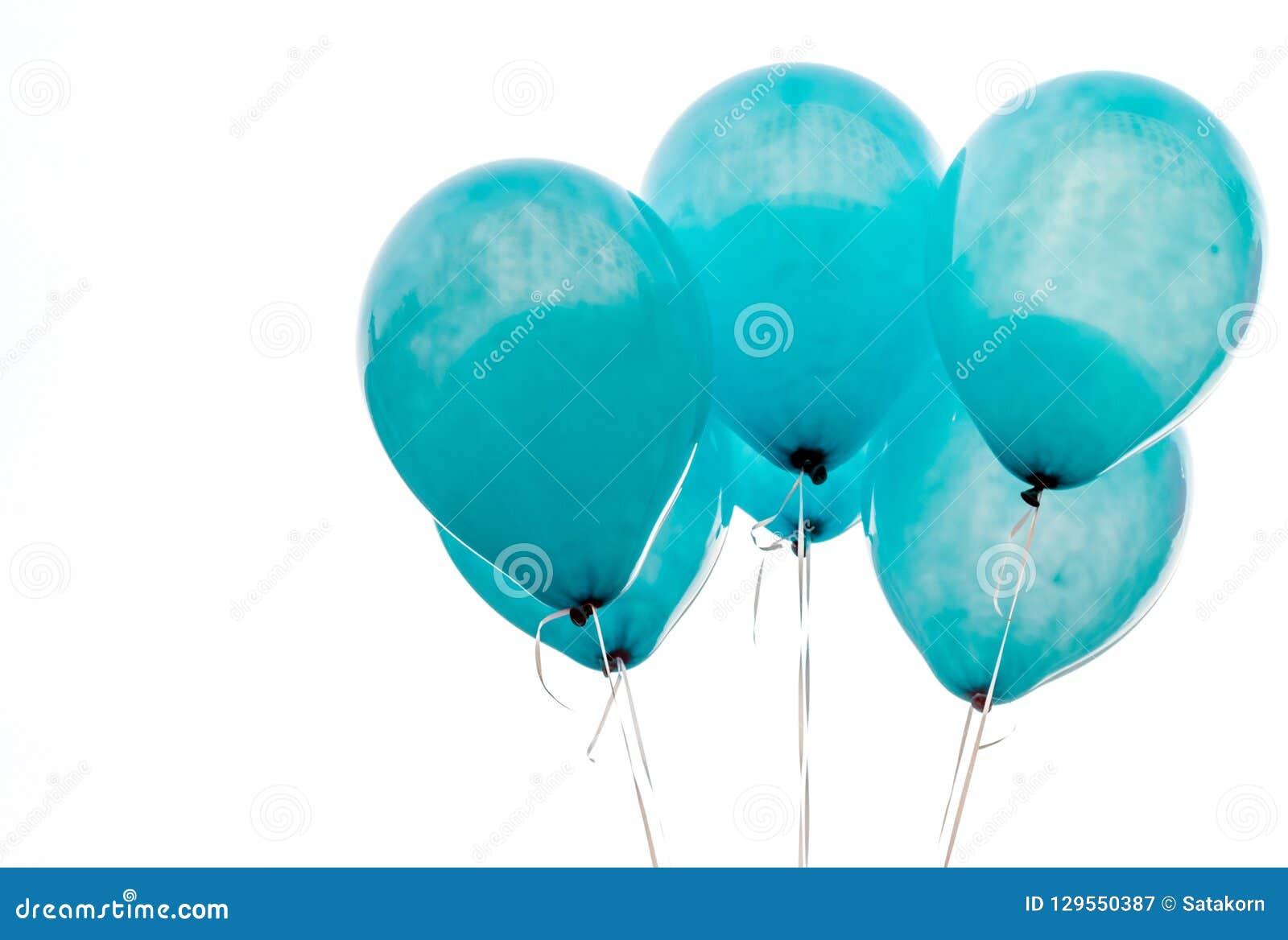 Texture on Surface of Blue Balloon Stock Image - Image of white ...