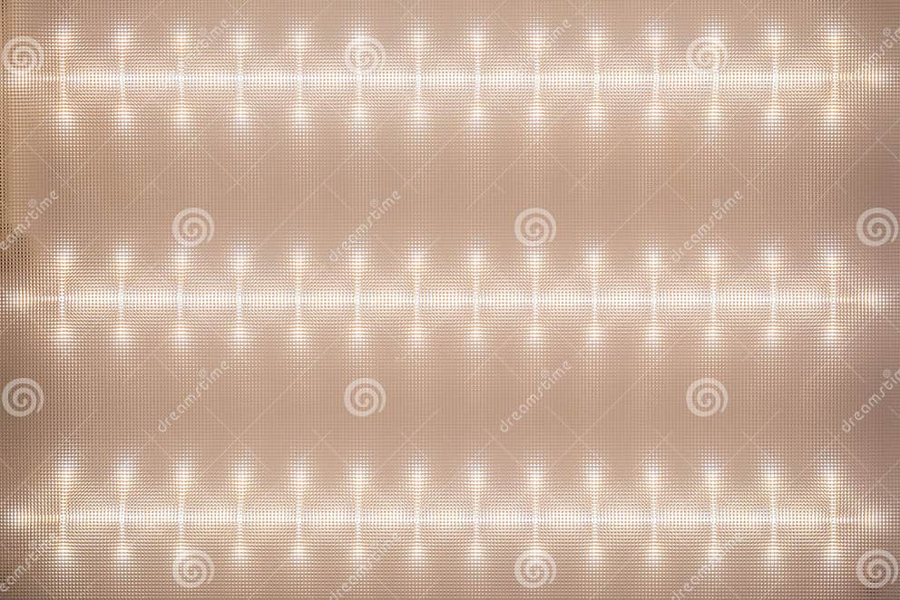 Texture of the Surface Diffuser, LED Ceiling Light, Light Pattern on ...