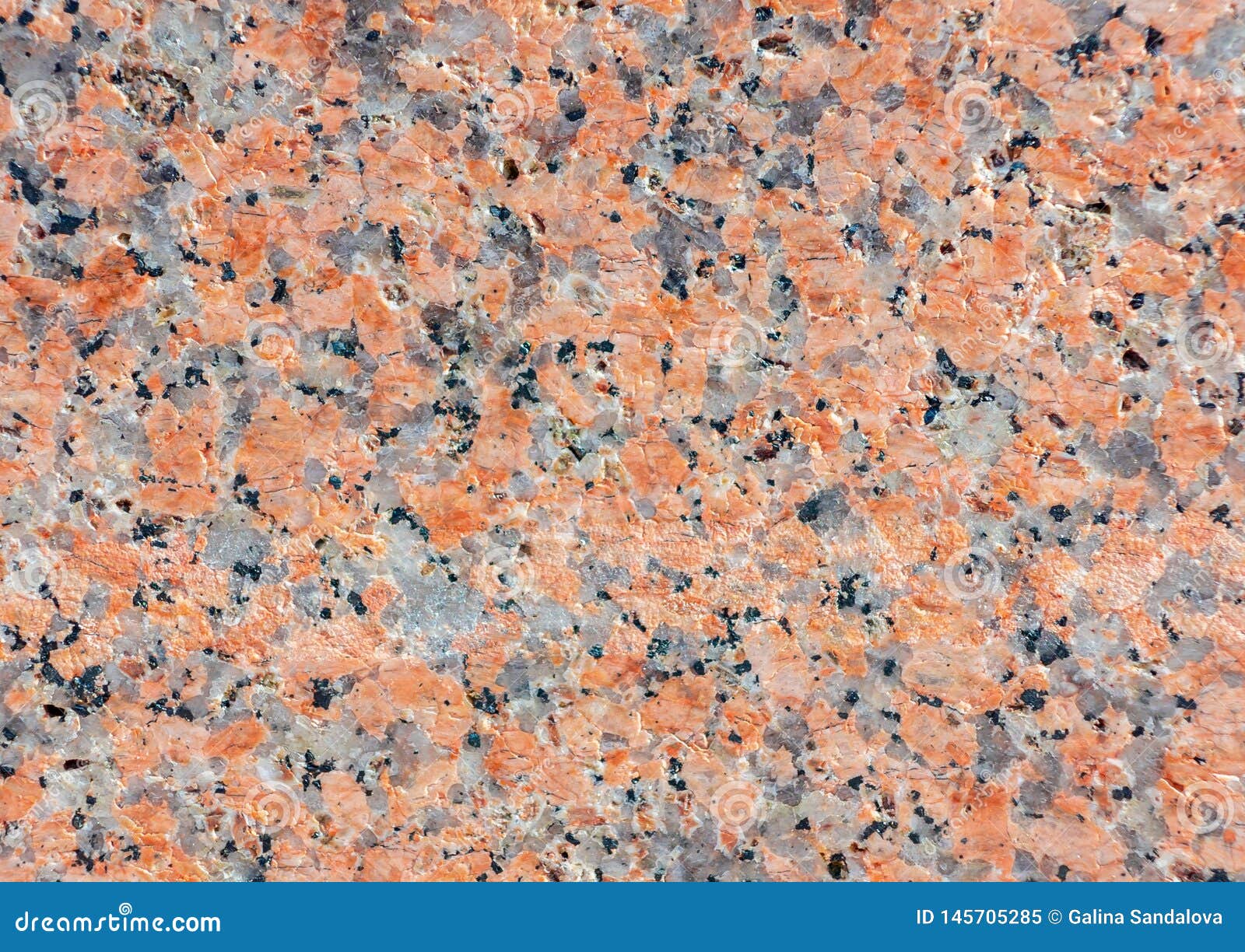 Texture of the Surface of Natural Stone - Coral Gray Granite. Stone ...