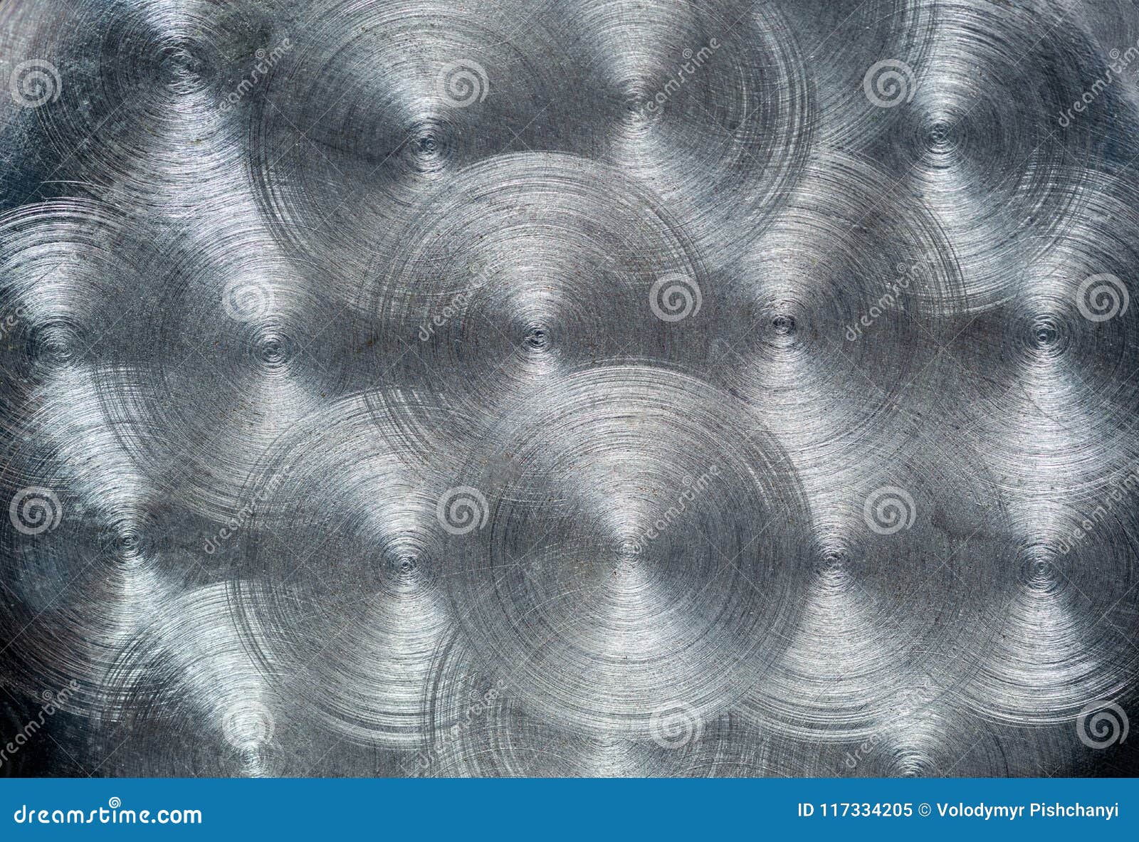 Concentric Brushed Steel Sheet, Background Stock Photo | CartoonDealer ...