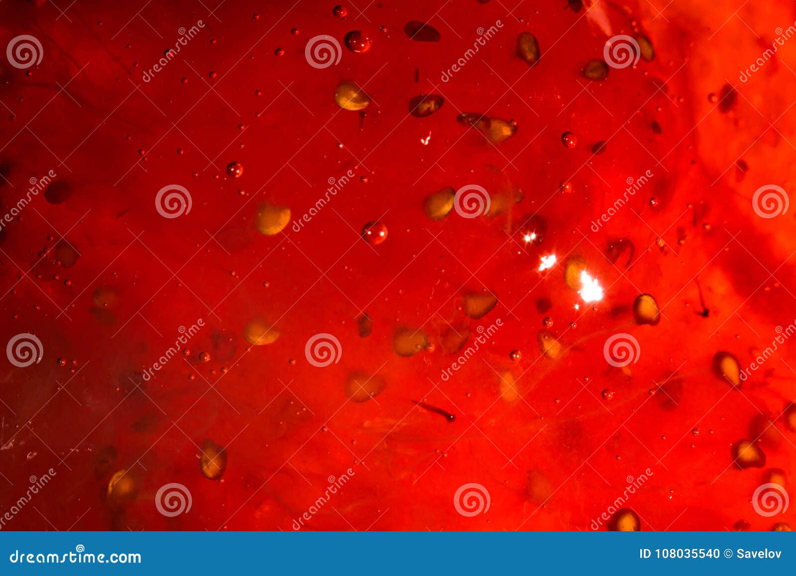 The Texture of the Surface of Strawberry Jam Macro Stock Photo - Image ...