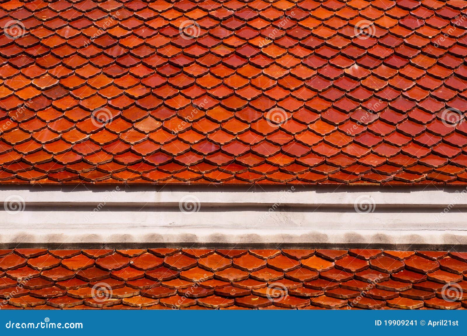 Texture Surface of Temple Roof Stock Image - Image of color, temple ...