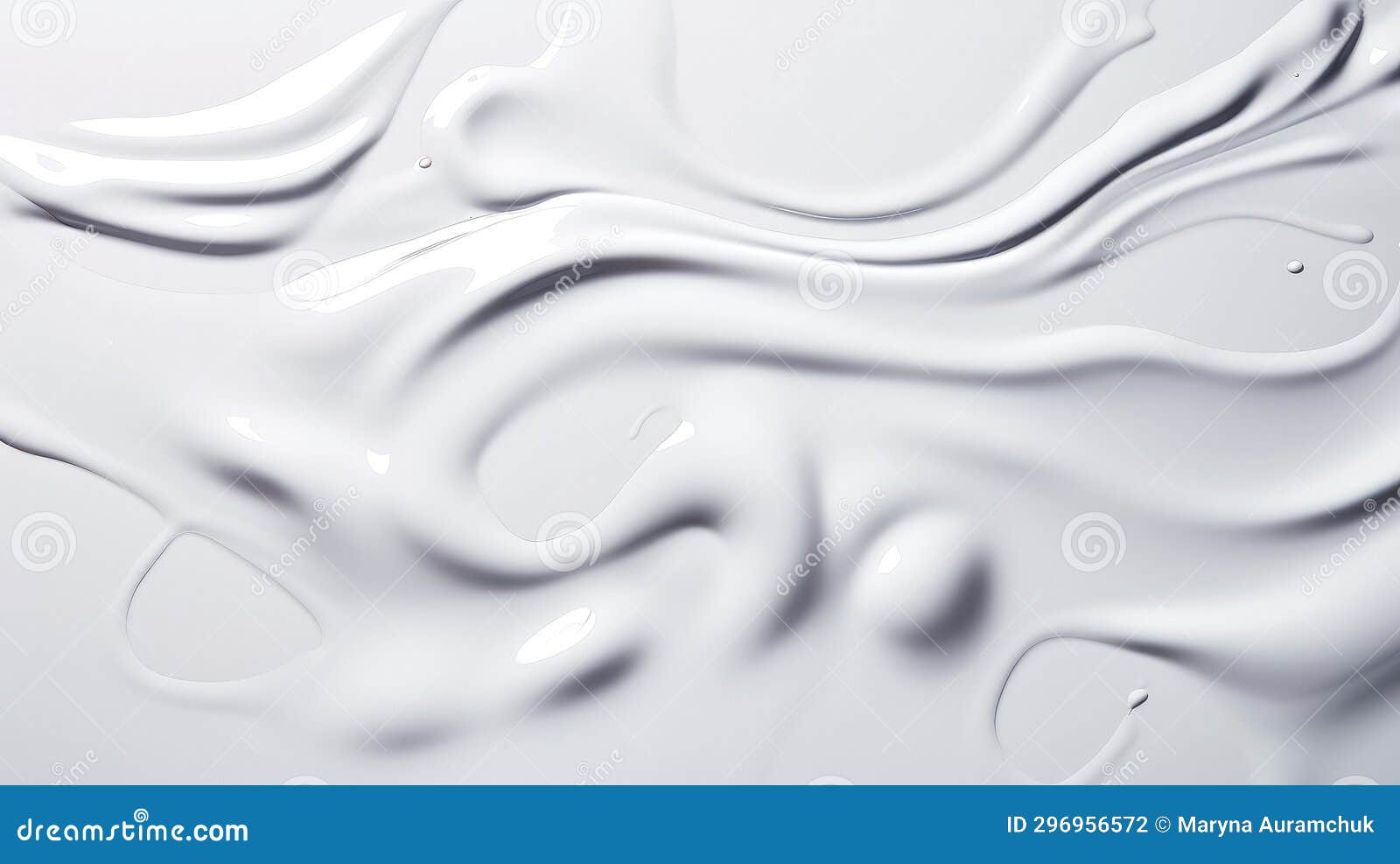 The Texture of the Surface of Thick Viscous White Paint. Stock ...