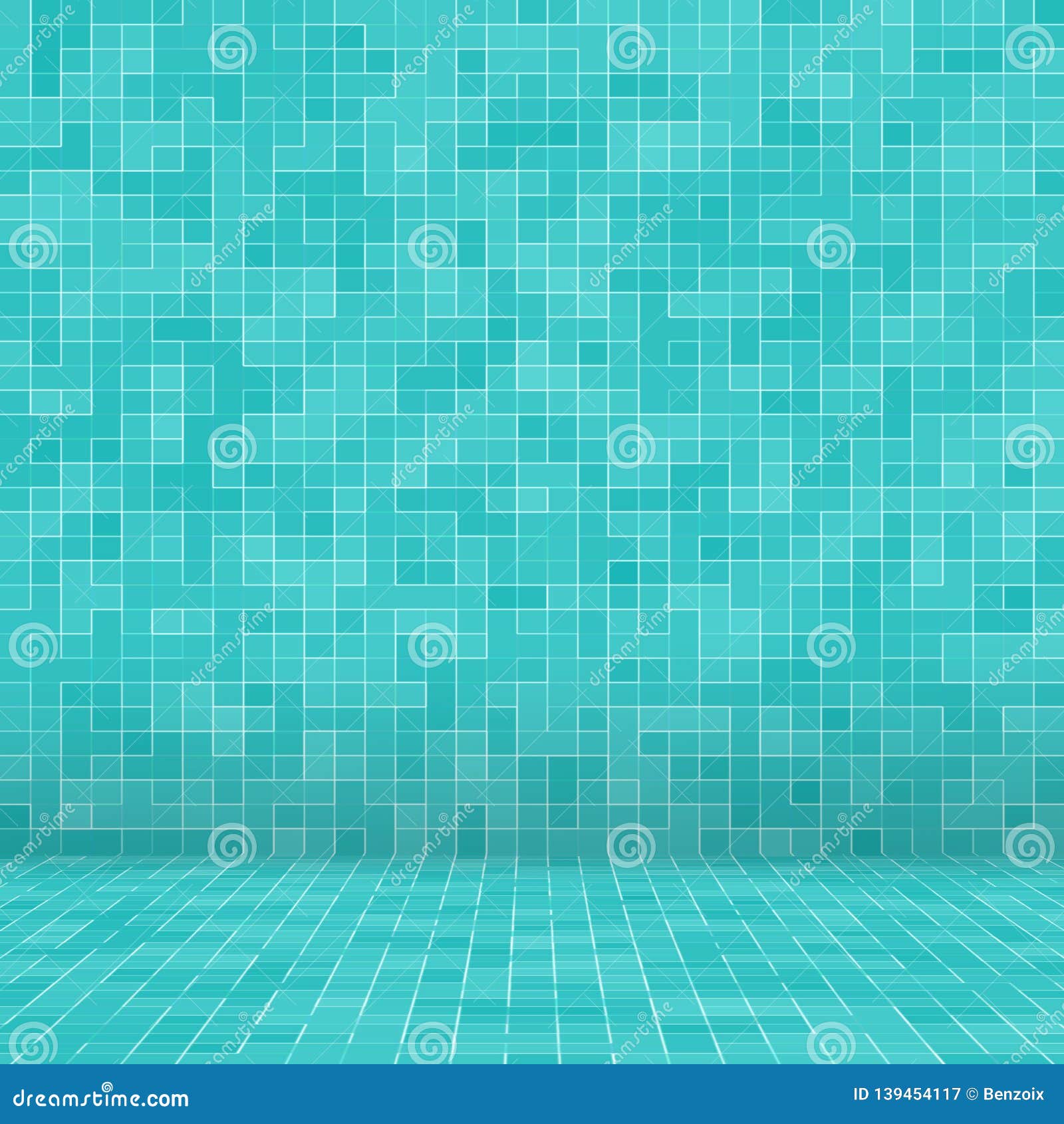 Texture Swimming Pool Mosaic Tile Background. Wallpaper, Banner ...
