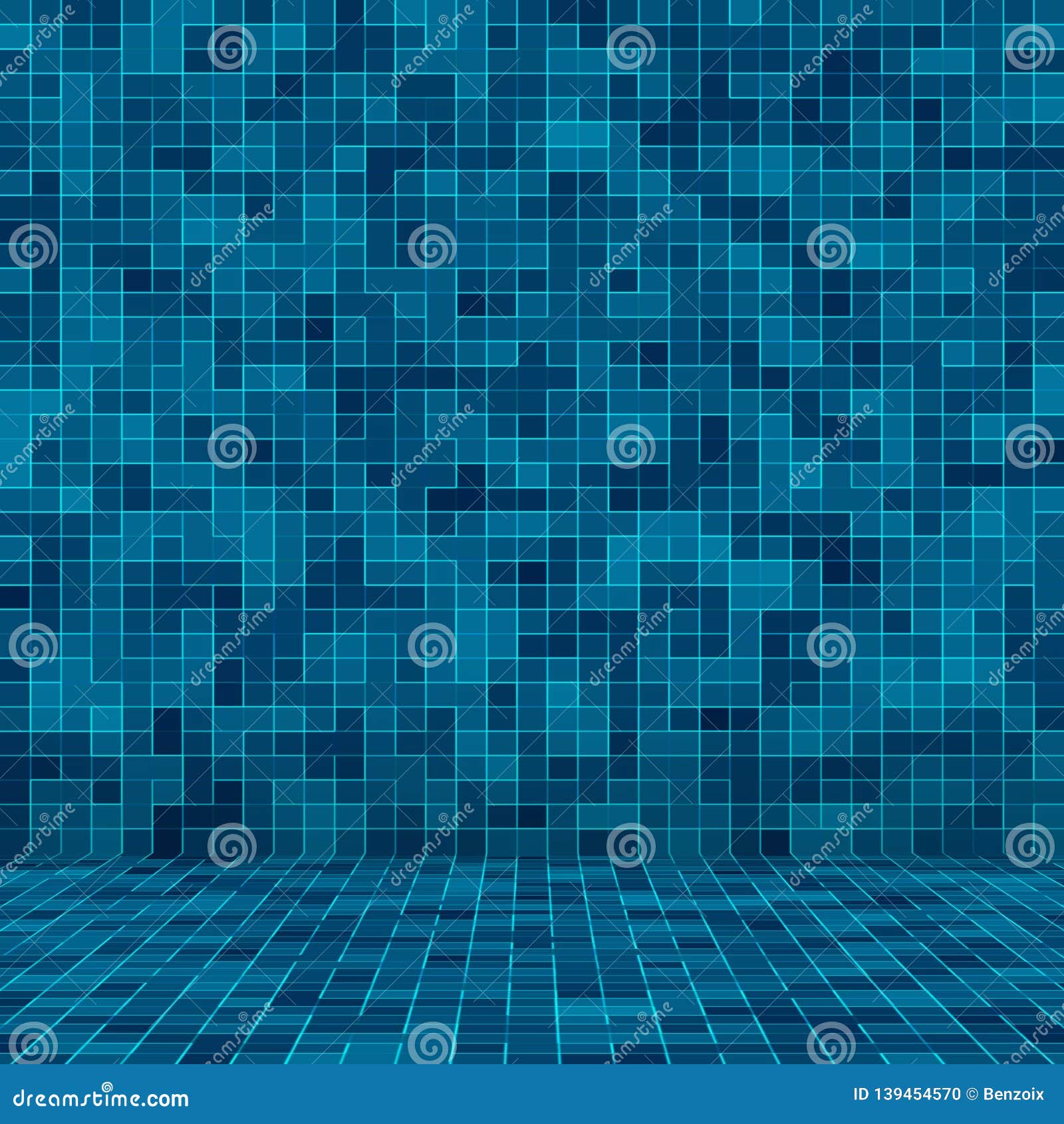 Texture Swimming Pool Mosaic Tile Background. Wallpaper, Banner ...
