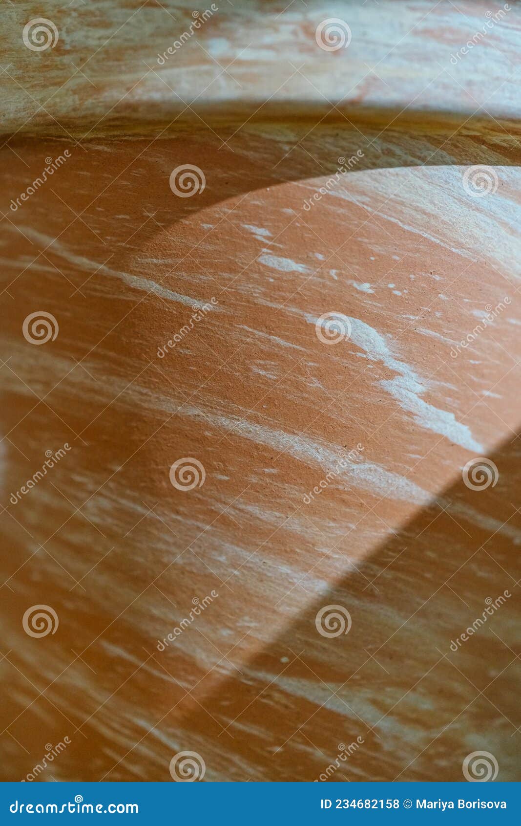 The Texture of Terracotta Pots in Close-up. Stock Photo - Image of ...