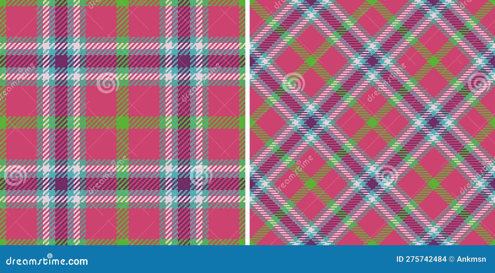 Texture Textile Fabric. Pattern Seamless Check Stock Vector ...