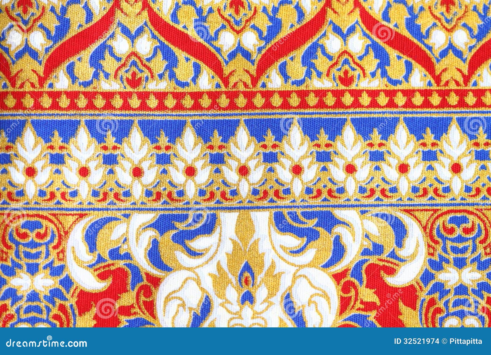 Texture of Thai Style Cloth Stock Photo - Image of handmade, wallpaper ...