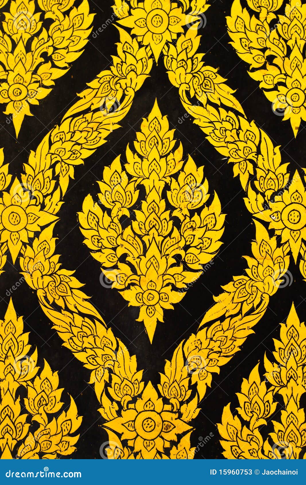 Texture Thailand Style On The Wall Stock Photo | CartoonDealer.com ...