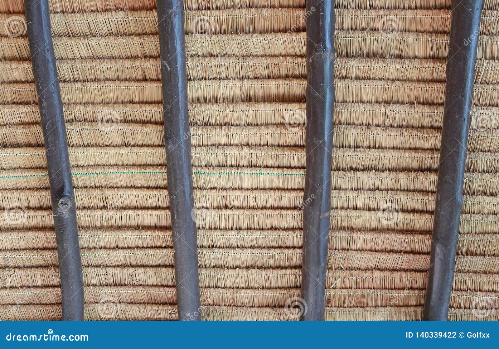 A Texture of Thatch Roof at Thailand House Stock Photo - Image of house ...