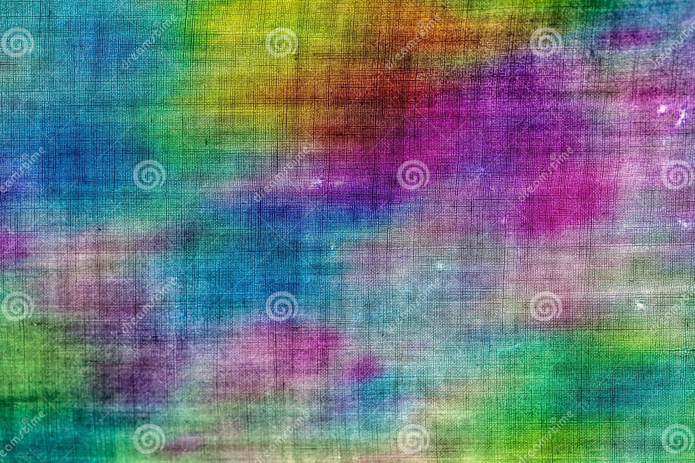 Texture of Thread Fabric Colored with Paints of Saturated Basic Colors ...