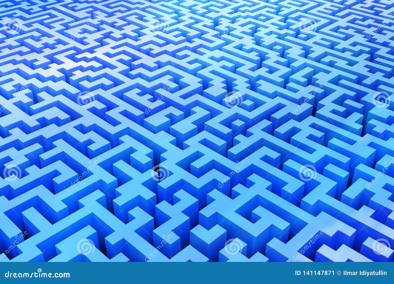 The Texture of the Three-dimensional Model of a Complex Maze ...