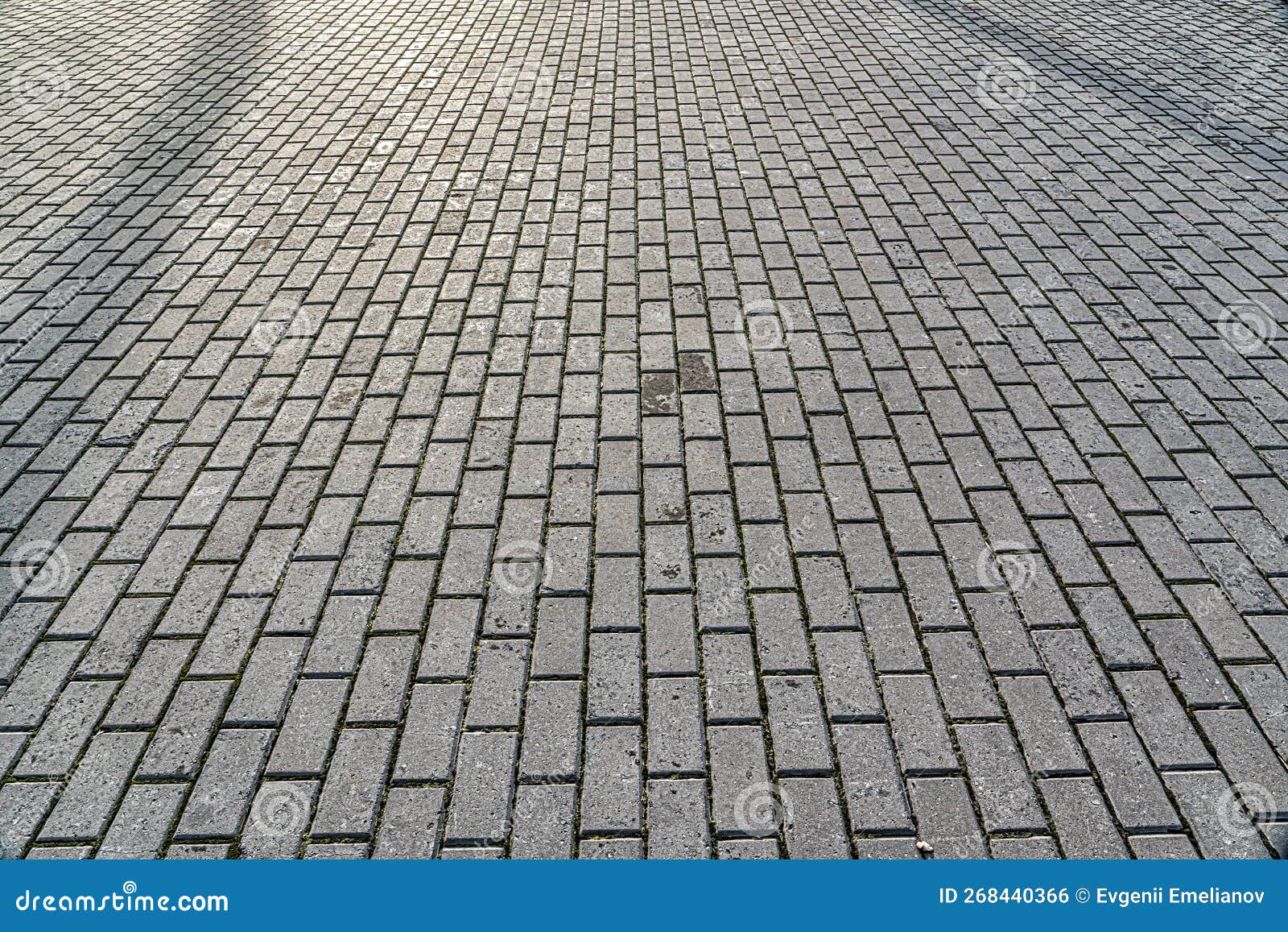 The Texture of a Tiled Pavement with Perspective. Stock Photo - Image ...