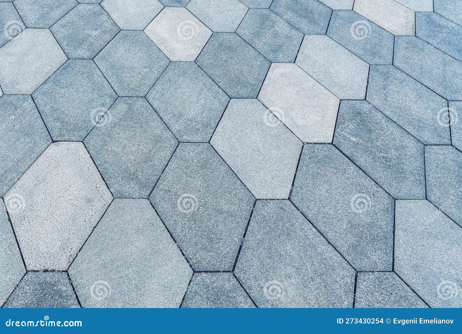 The Texture of a Tiled Pavement with Perspective. Stock Photo - Image ...