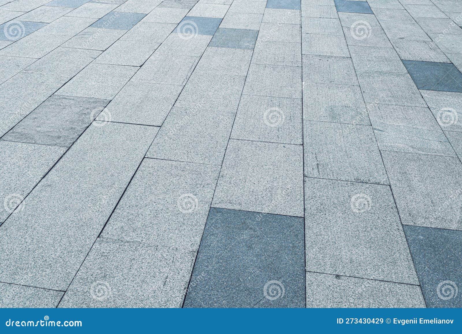 The Texture of a Tiled Pavement with Perspective. Stock Image - Image ...