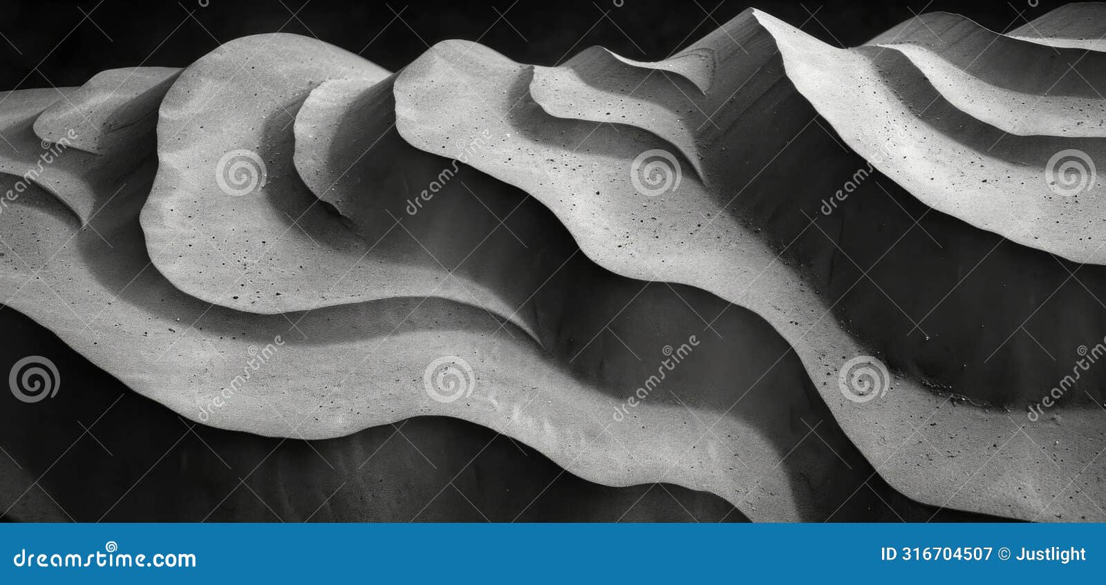 Texture of Tiny Intricate Ridges and Valleys in the Windcarved Patterns ...