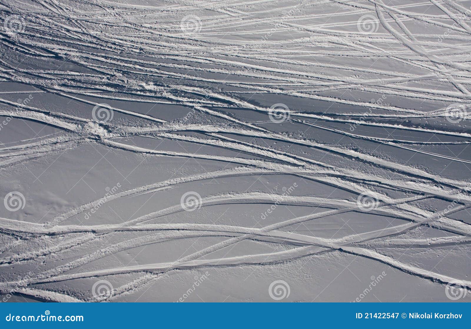Texture of Track for Ski and Snowboarding Stock Image - Image of ...
