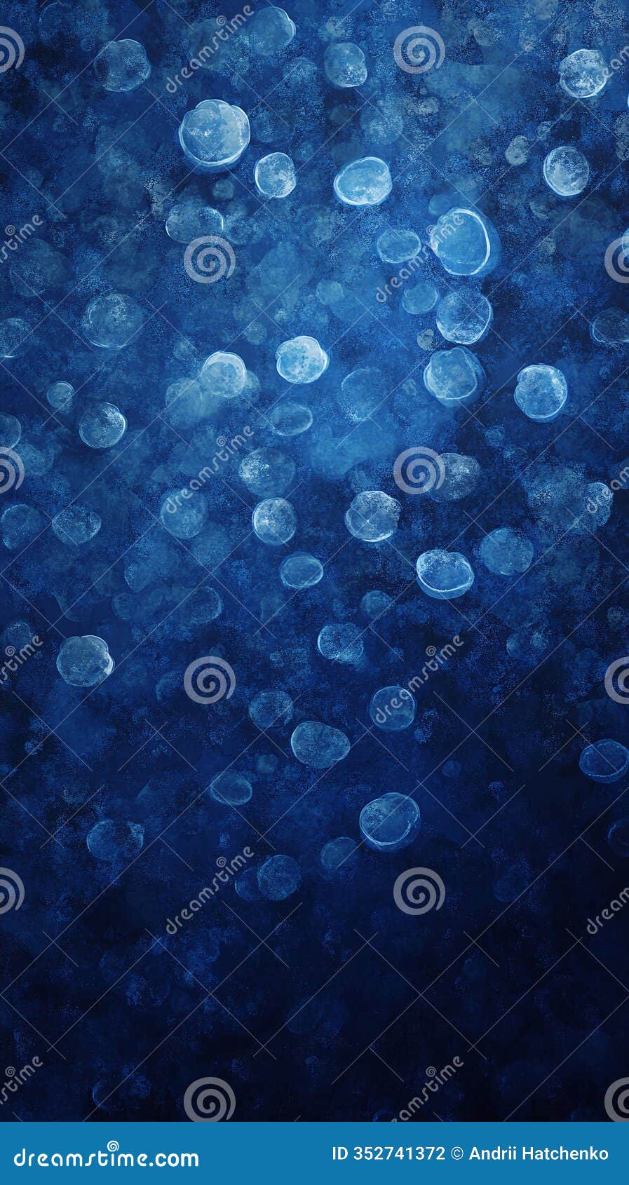 Texture of Translucent Jellyfish Floating in a Deep Ocean Background ...