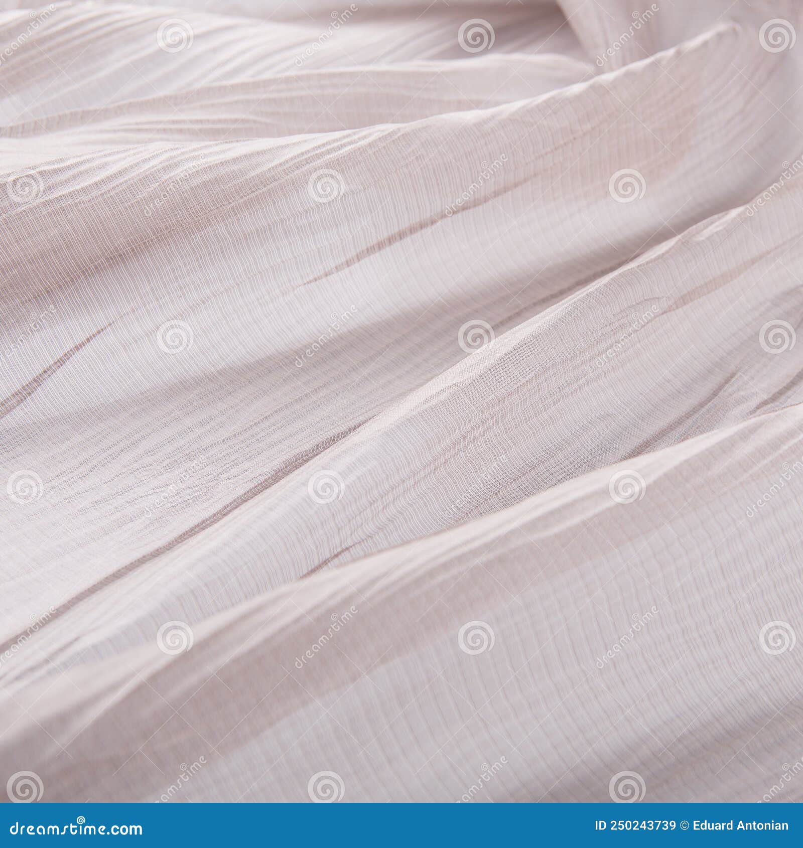 Texture of Translucent Tulle Fabric with Soft Longitudinal Folds Stock ...