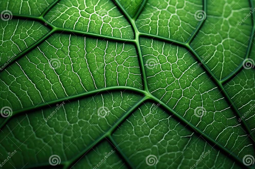 The Texture of a Tree Leaf. Macro Texture of Foliage. Background Leaf ...