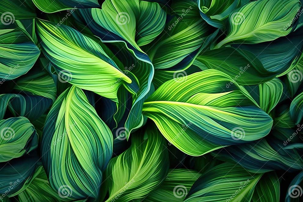 The Texture of a Tree Leaf. Macro Texture of Foliage. Background Leaf ...