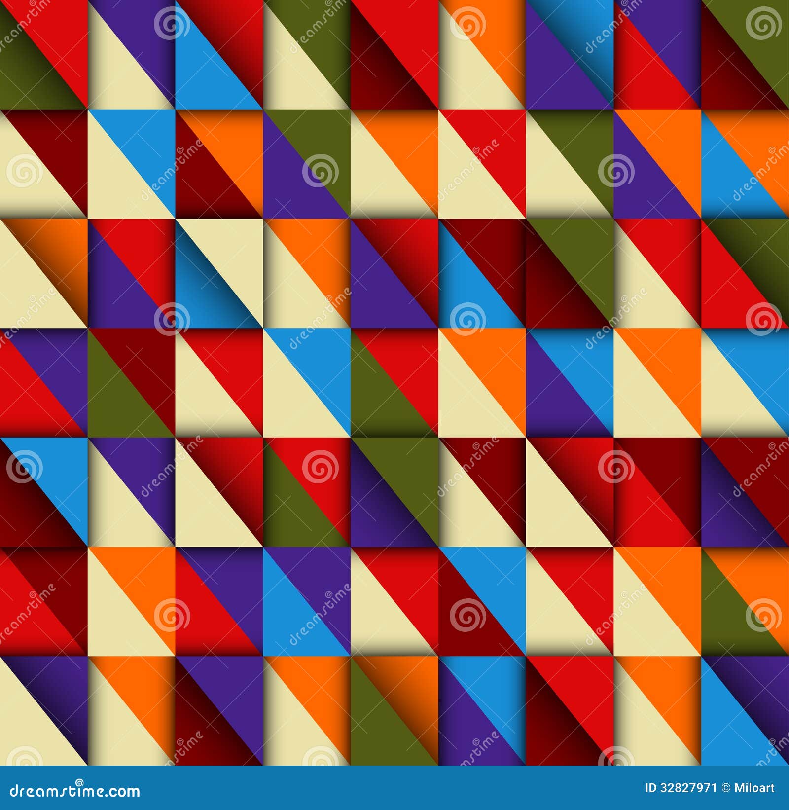 Texture of triangles. stock vector. Illustration of seamless - 32827971