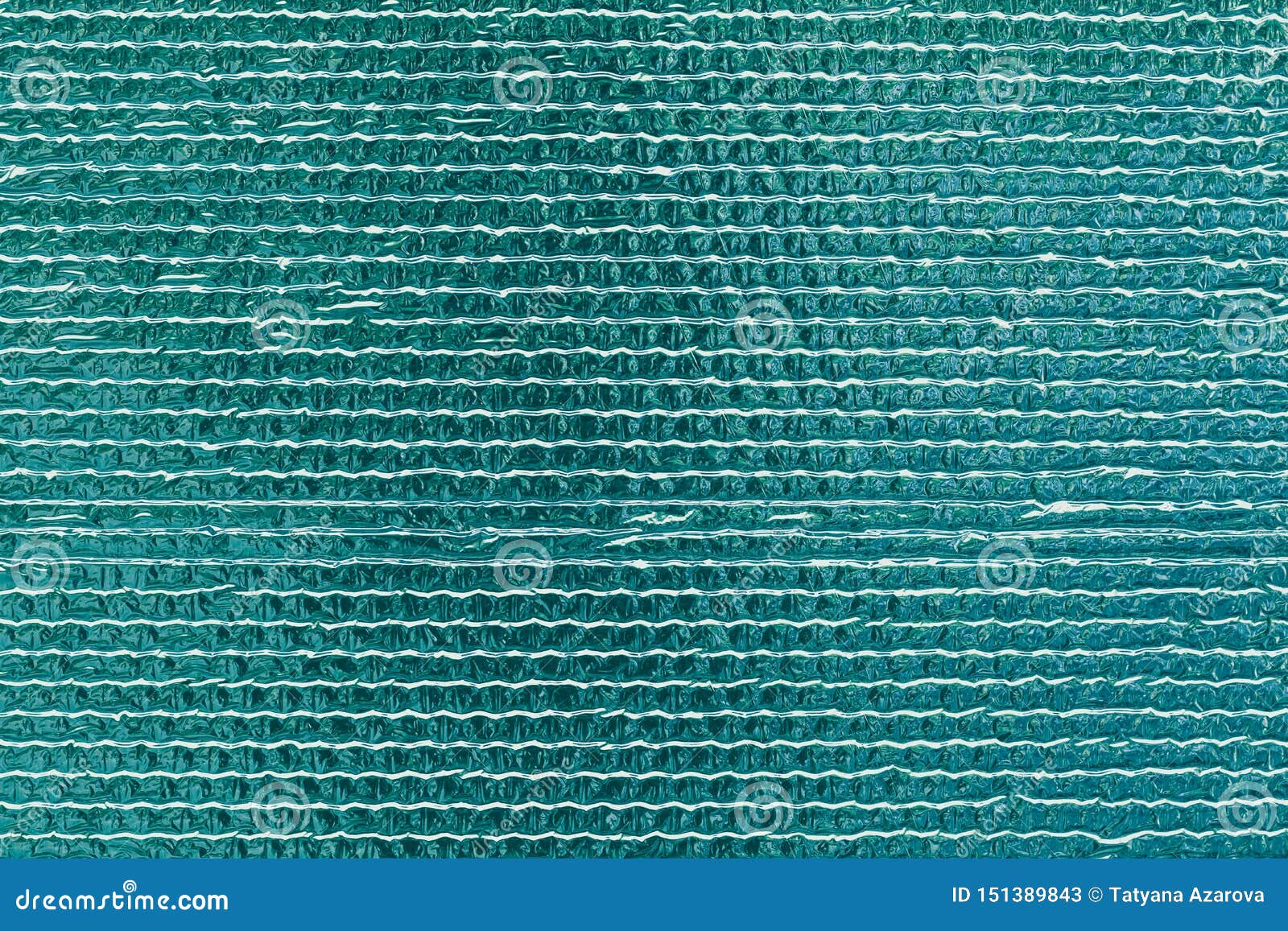Texture of Turquoise Reflective Shiny Wall. Shining Green Foil ...