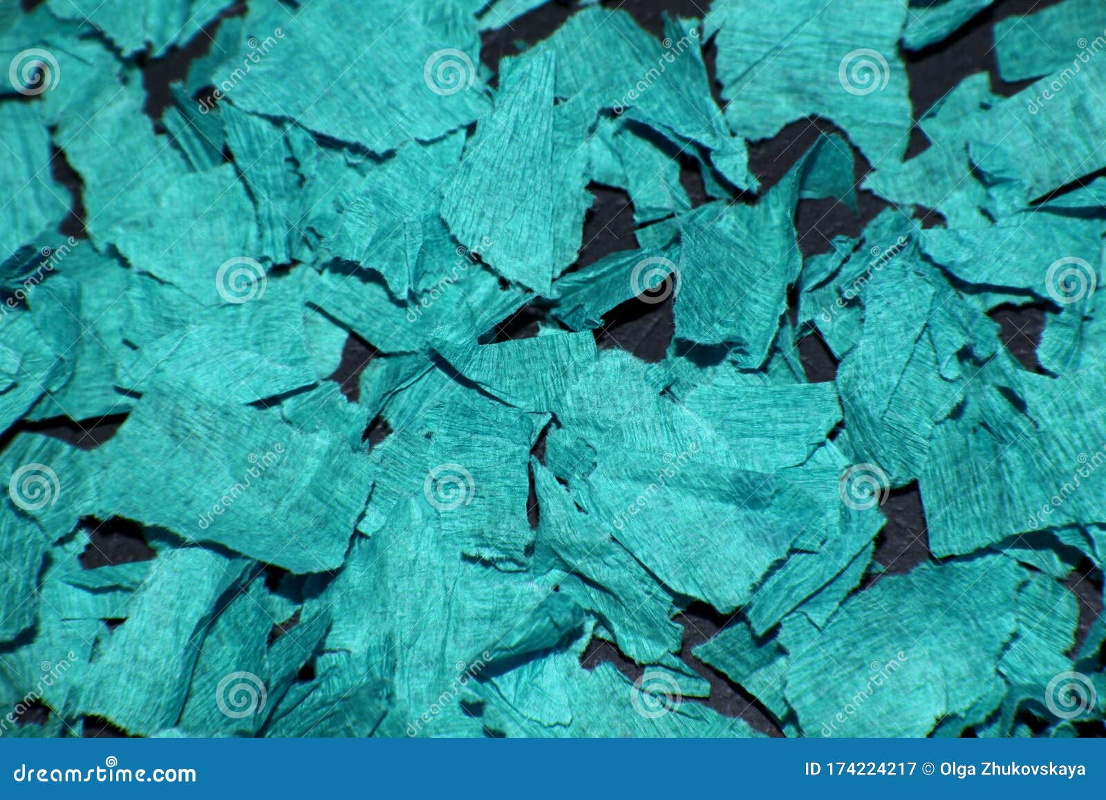Texture of Turquoise Torn Paper. Abstract, Bright Background Stock ...