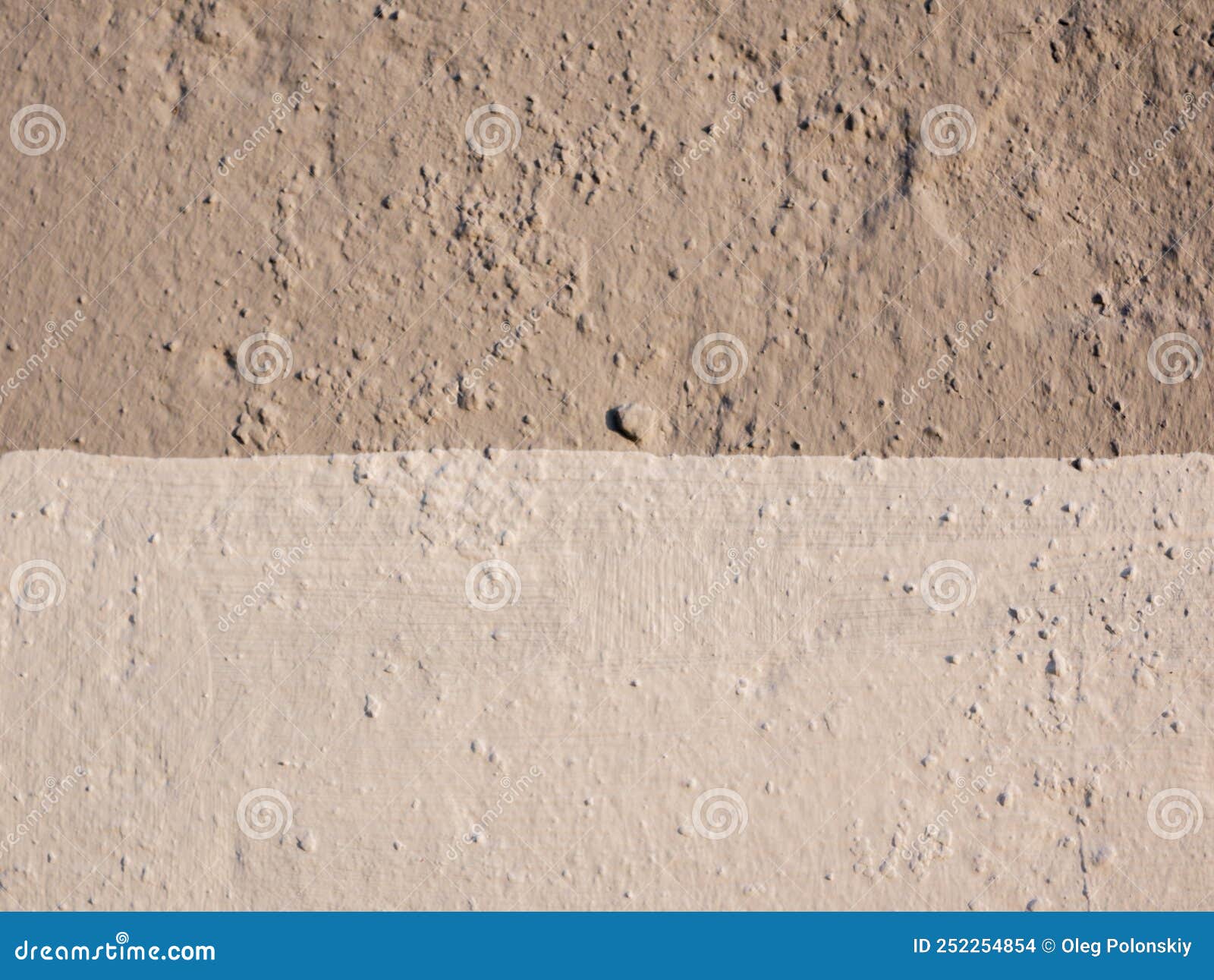 Texture of Two Different Shades on the Wall. Stock Photo - Image of ...