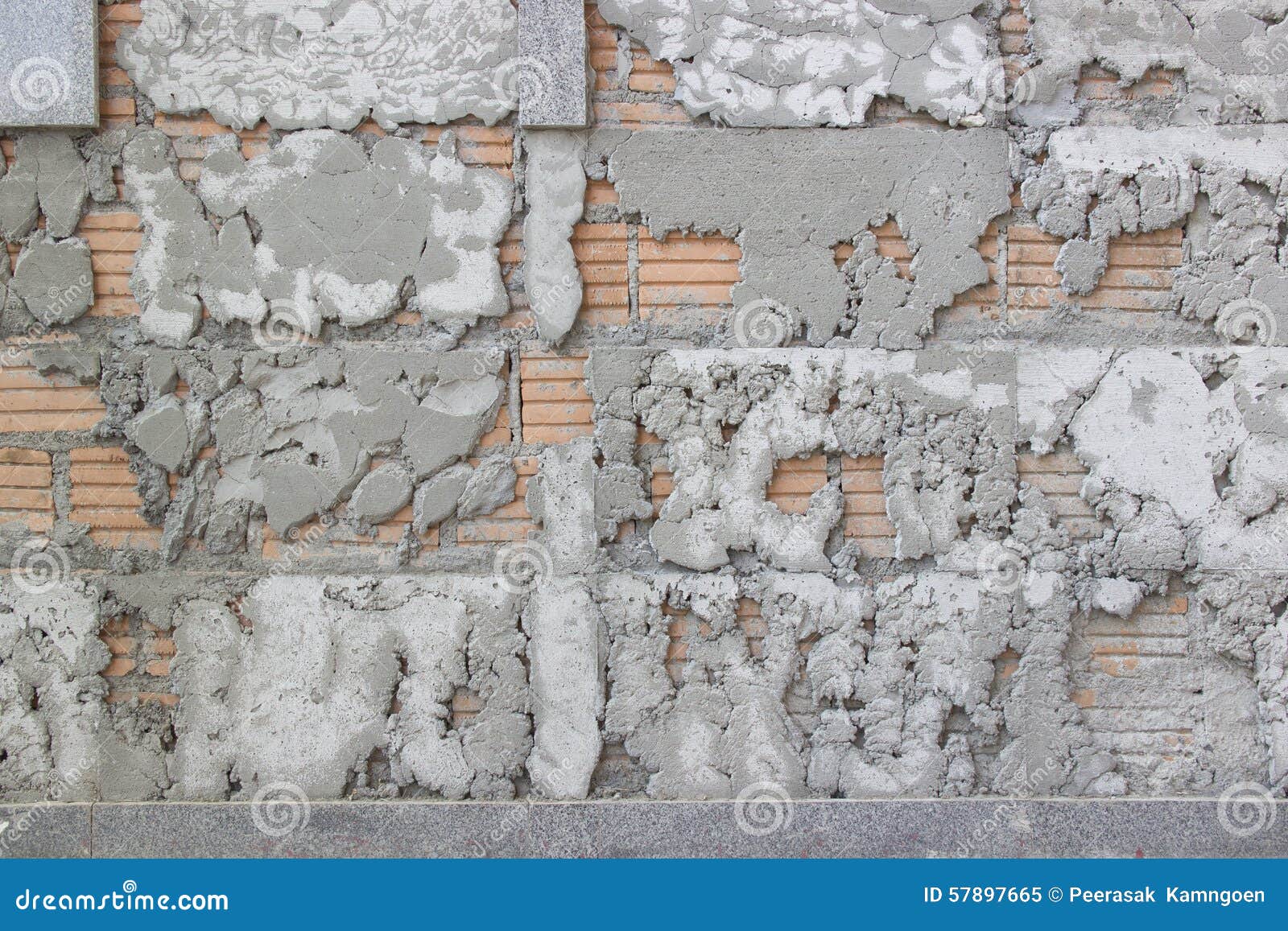 Texture of Uneven Cement Wall Stock Image - Image of materialvintage ...