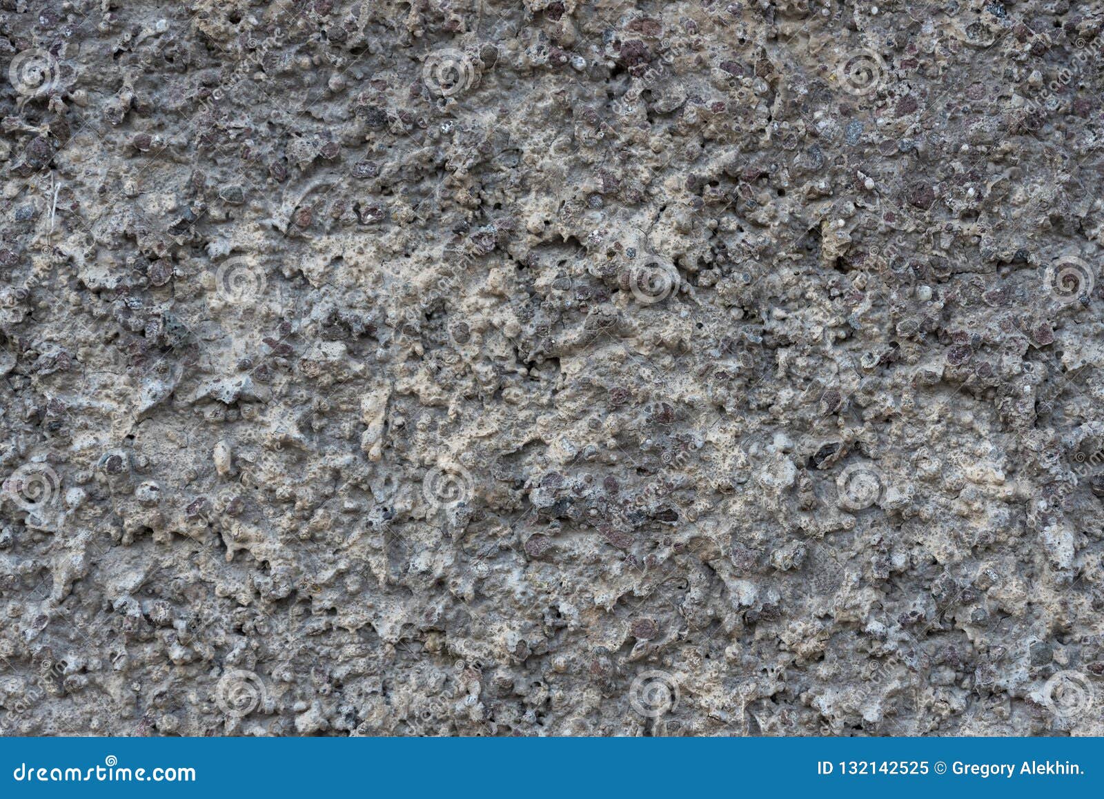 The Texture of an Unusual Stone Relief Wall with Bulges of Decorative ...