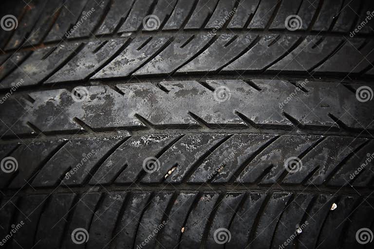 Texture of used car tire stock image. Image of speed - 33007795