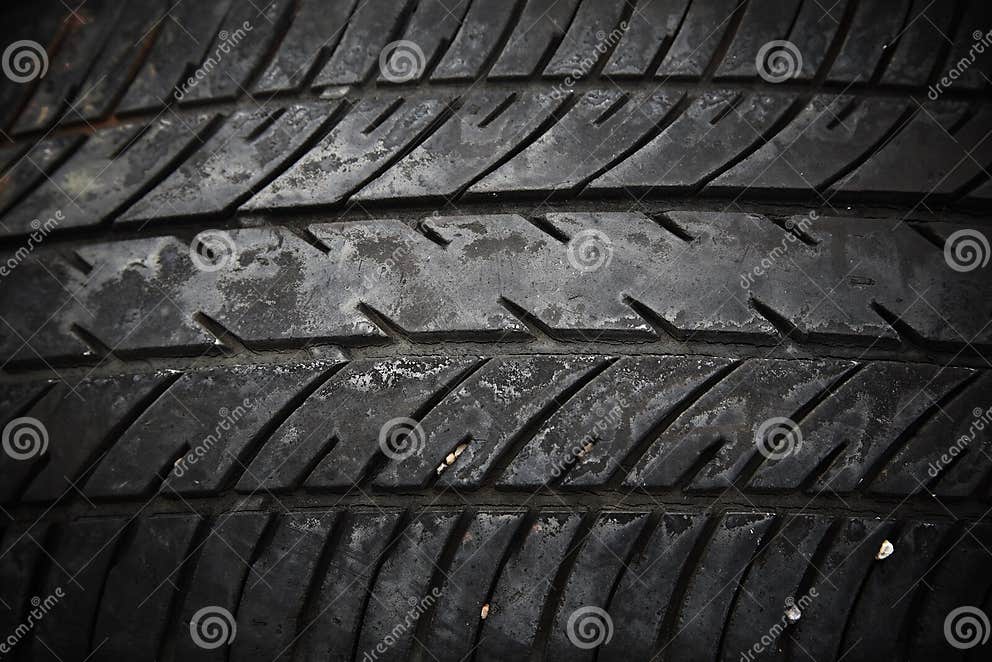 Texture of used car tire stock image. Image of speed - 33007795