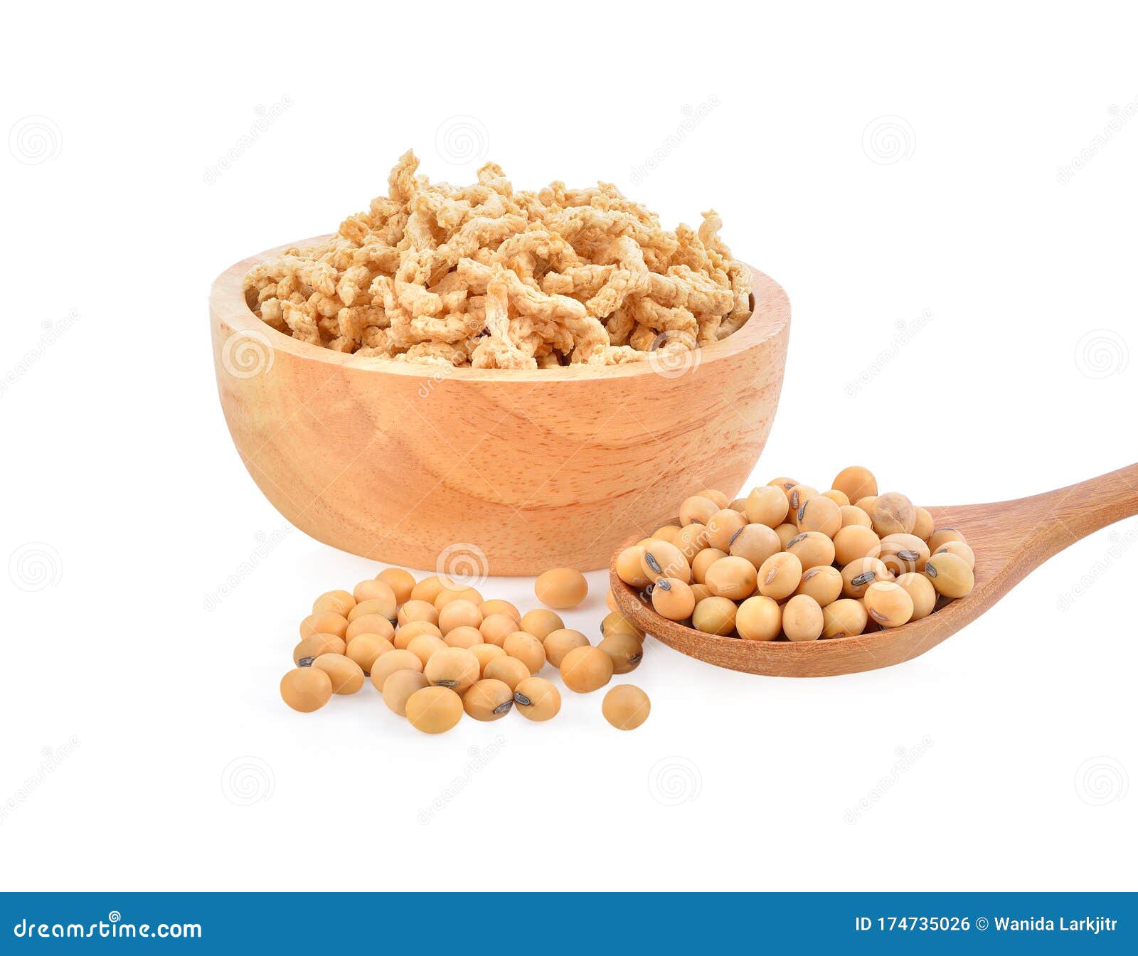 Texture Vegetable Protein on White Background Stock Photo - Image of ...