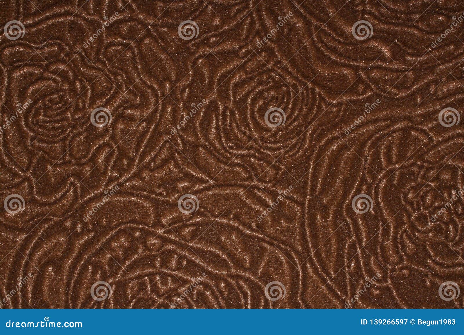Texture of Velour Fabric with Flower Patterns. Stock Image - Image of ...