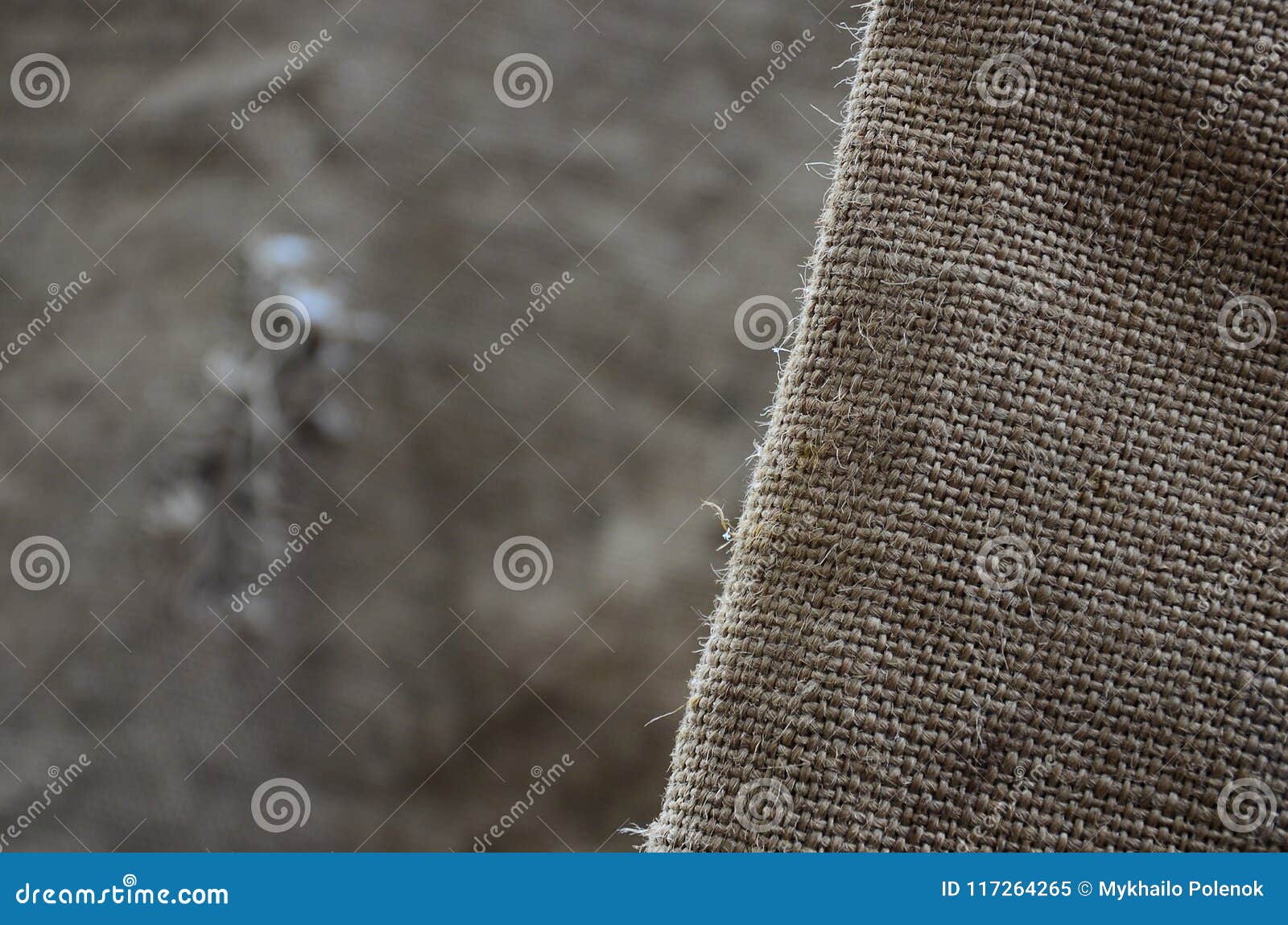 The Texture of a Very Old Brown Sack Cloth. Retro Texture with Canvas ...