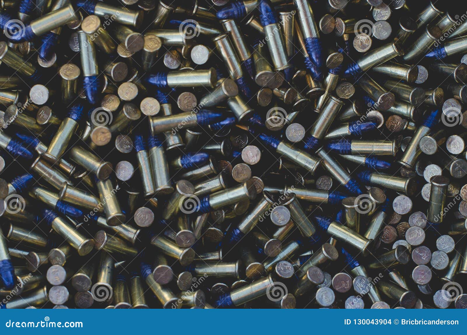 A Texture View of Bullets in a Ammo Case Editorial Stock Image - Image ...