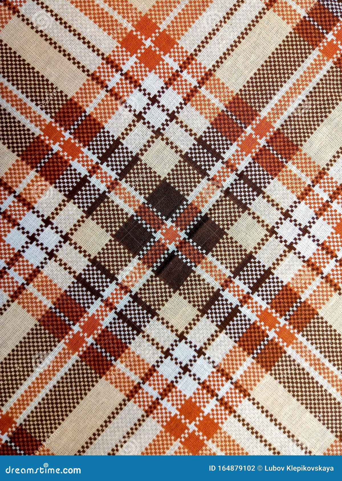 Texture of Vintage Checkered Tablecloth Pattern Abstract Background ...