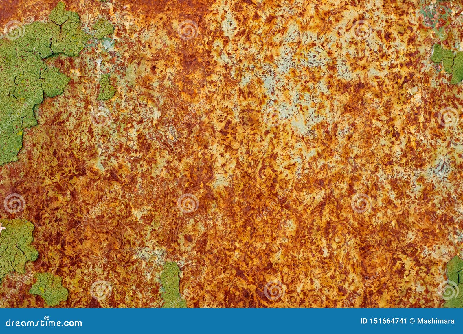 Texture of Vintage Painted Iron Wall Background Stock Image - Image of ...