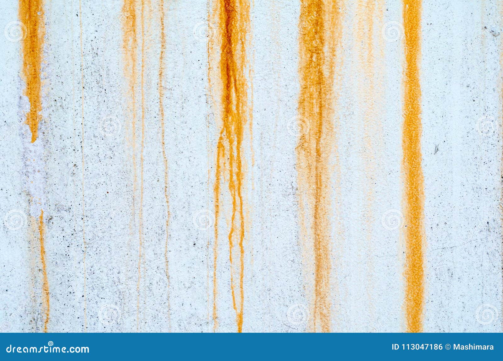 Texture of Vintage Rusty White Iron Wall Background Stock Photo - Image ...