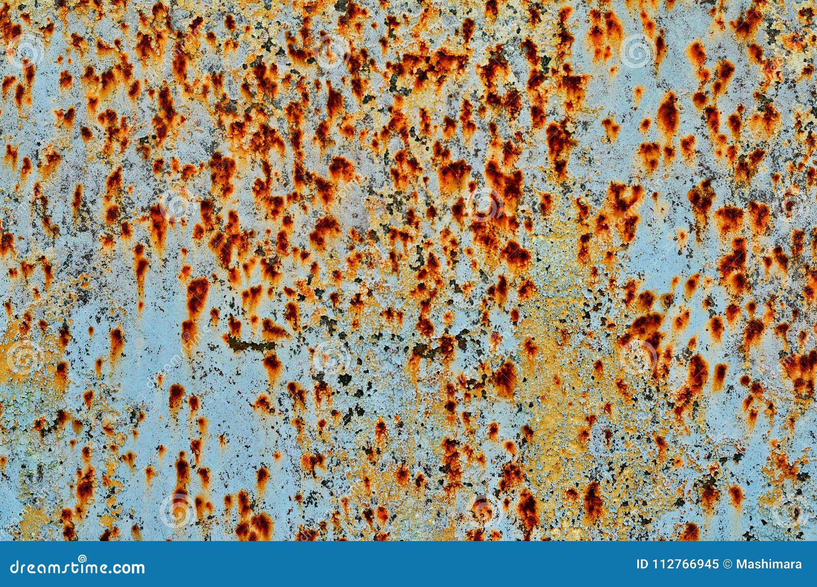 Texture of Vintage Rusty White Iron Wall Background with Many Layers of ...