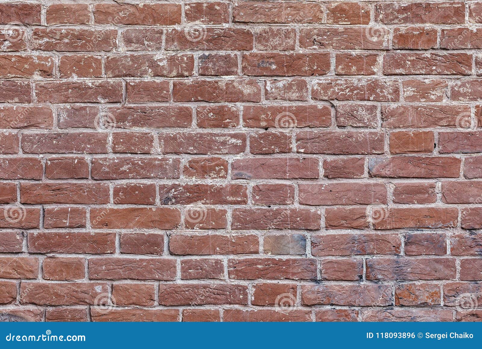 Texture of a Wall of Aged Red Brick Stock Photo - Image of cement ...
